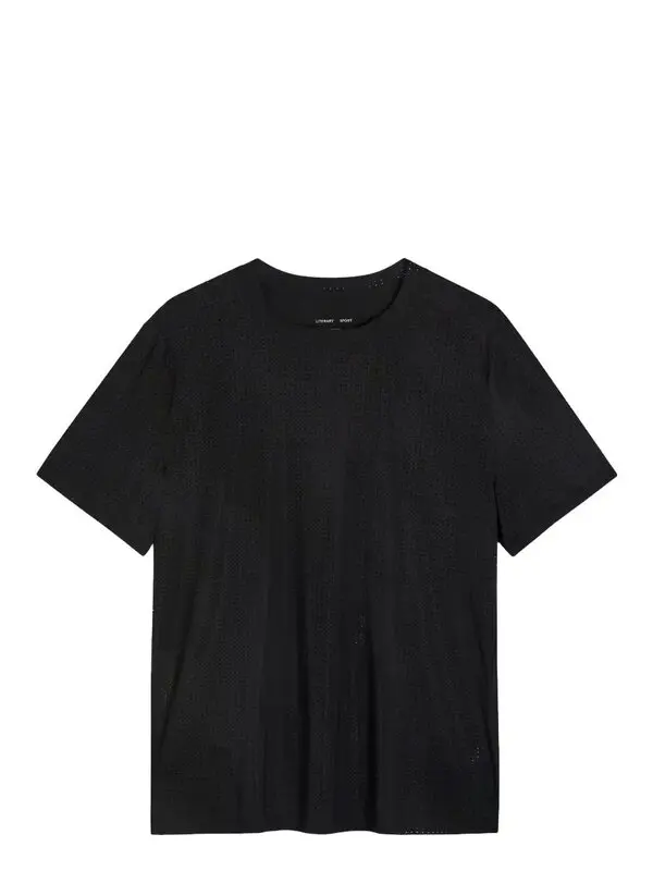 Literary Sport Crew-neck T-shirt - Black