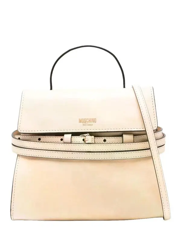 Moschino Tie Me Small Tote Bag - Neutrals