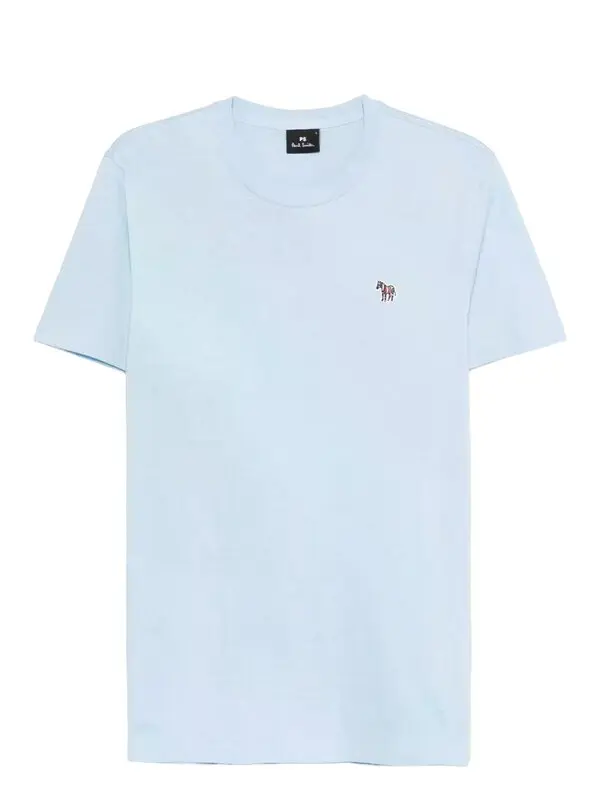 Paul Smith Zebra-patch T-shirt - Blue