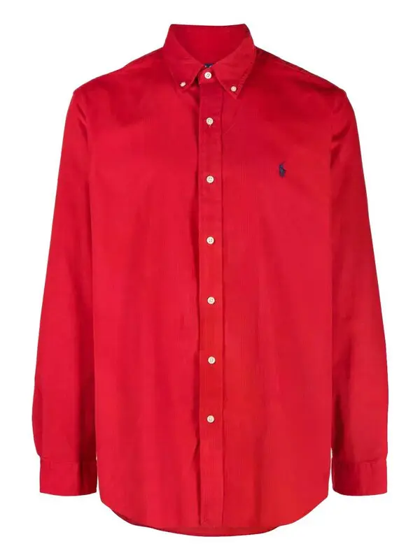 Polo Ralph Lauren Logo-embroidered Cotton Shirt - Blue