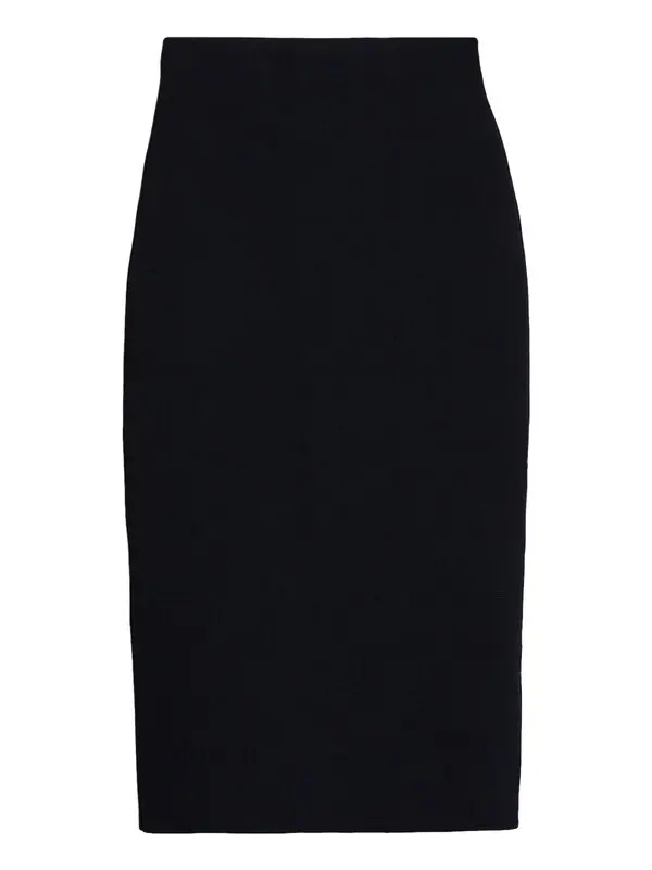 Scanlan Theodore Crepe Knit Pencil Skirt - Black