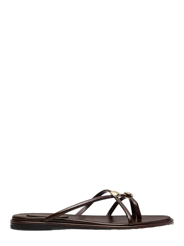 Scanlan Theodore Ilios Flat Sandal - Chocolate