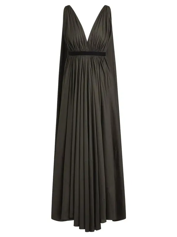 Scanlan Theodore Polished Voile Gown - Jungle
