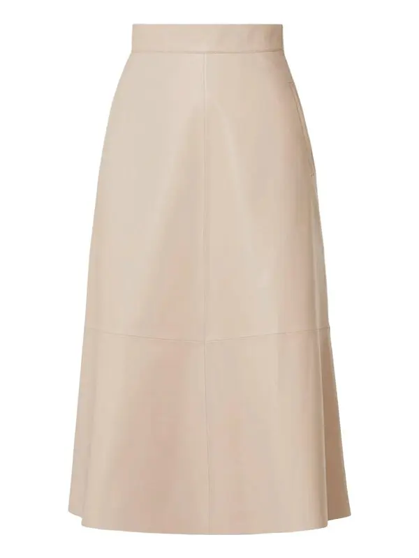 Scanlan Theodore Leather Long Skirt - Shell
