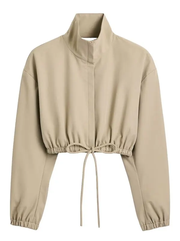 Scanlan Theodore Cotton Twill Cropped Jacket - Trench
