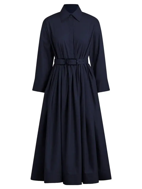 Scanlan Theodore Parachute Buckle Shirt Dress - Navy