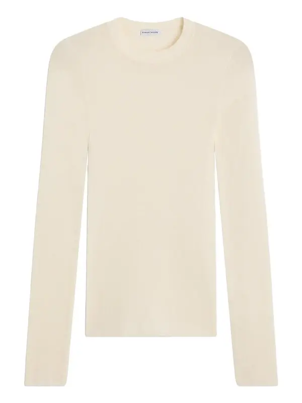 Scanlan Theodore Babywool Crew Neck Sweater - Ivory