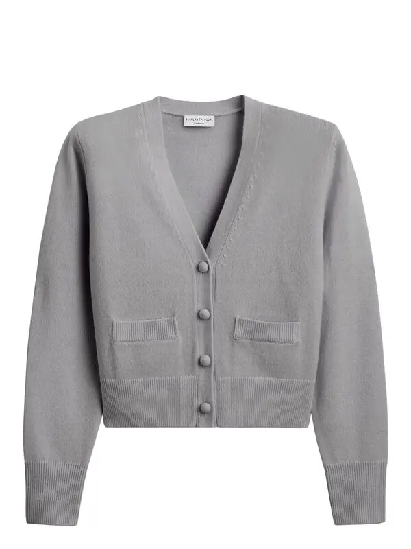 Scanlan Theodore Cashmere V-neck Cardigan - Army