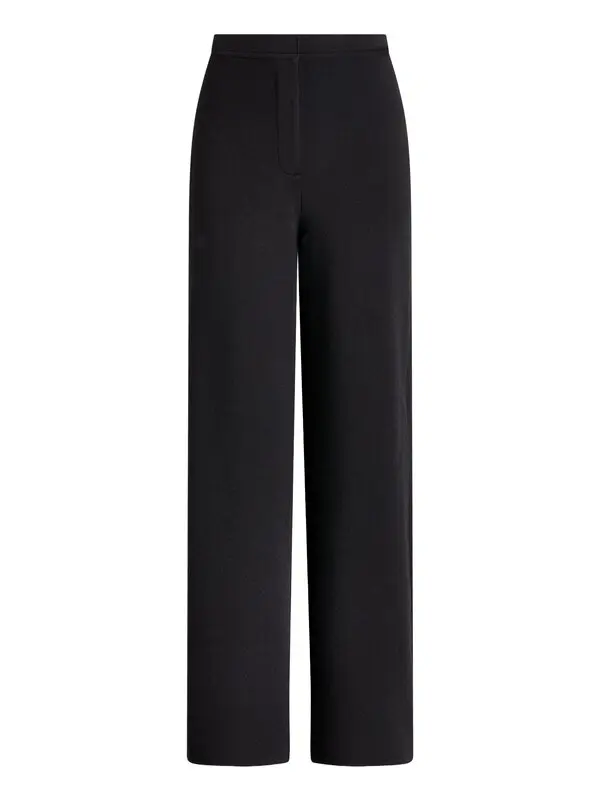 Scanlan Theodore Crepe Knit Trousers - Black