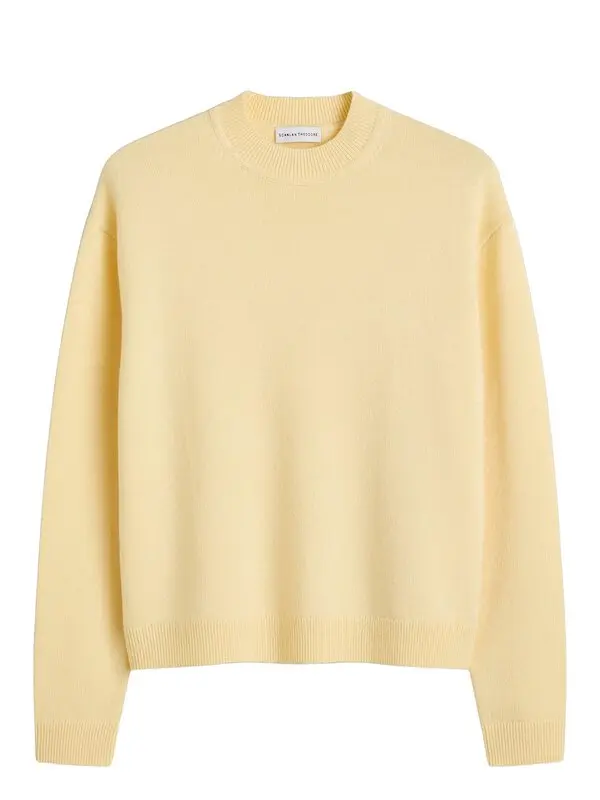Scanlan Theodore Cashmere Wool Crewneck Sweater - French.vanilla