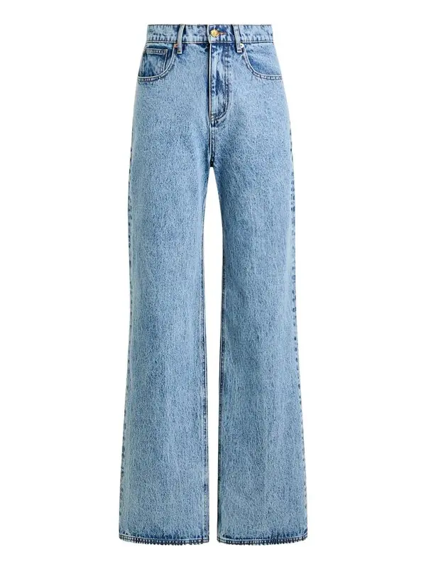Scanlan Theodore Denim Straight-leg Jeans - Mid.indigo