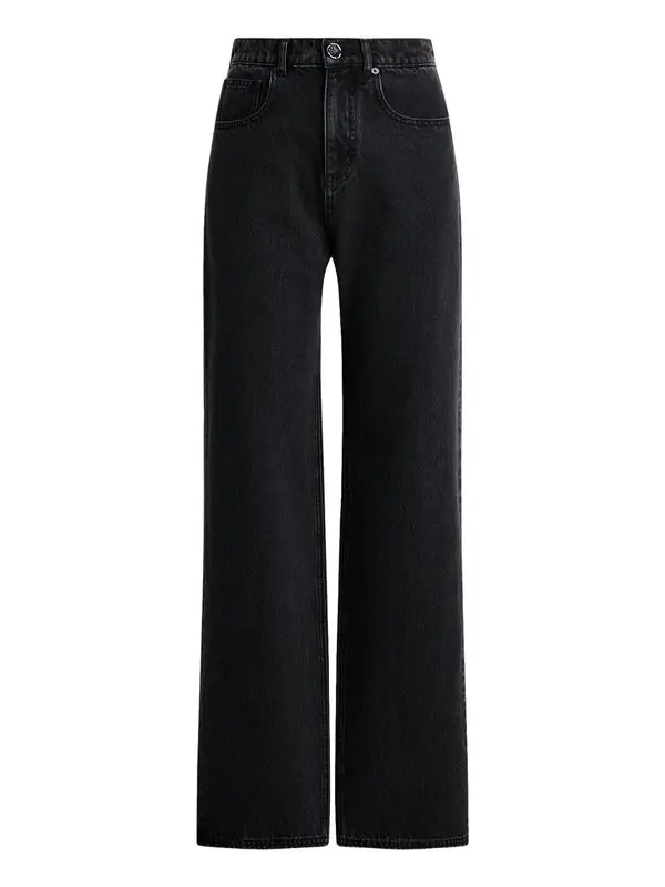 Scanlan Theodore Denim Straight-leg Jeans - Washed.black
