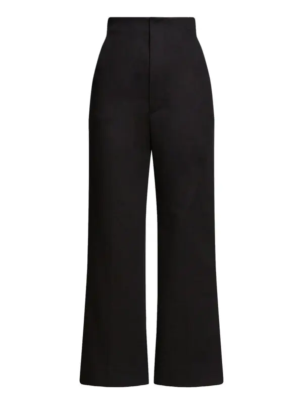 Scanlan Theodore Mercerised Cotton Trousers - Black