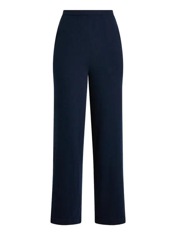 Scanlan Theodore Cashmere Straight Leg Trousers - Midnight