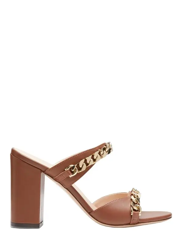 Scanlan Theodore Sandal With Chains Detail 9.5 - Cocoa