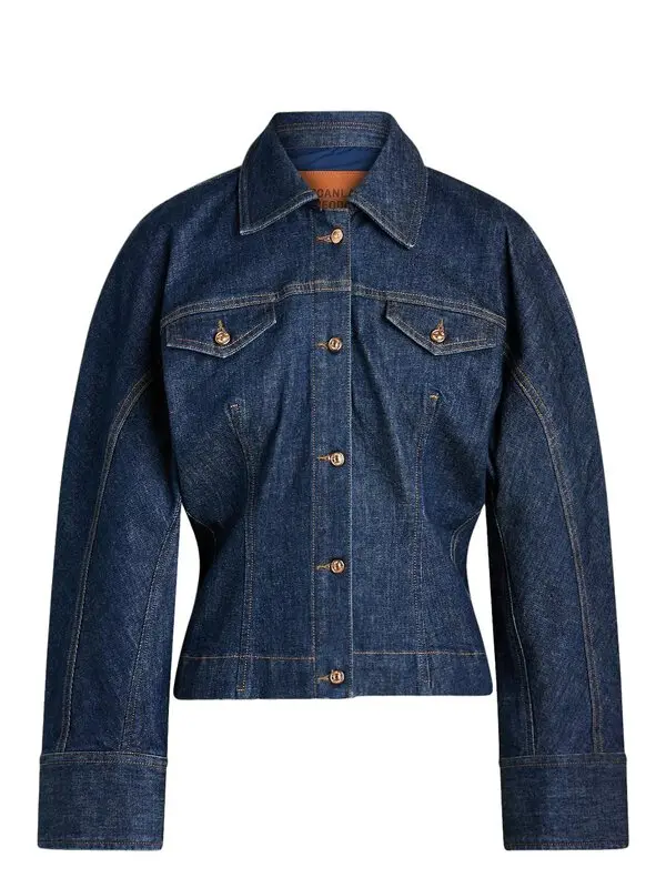 Scanlan Theodore Denim Cocoon Shirt - Indigo.b