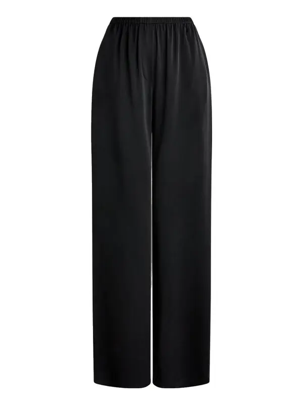 Scanlan Theodore Sueded Silk Soft Trouser - Black