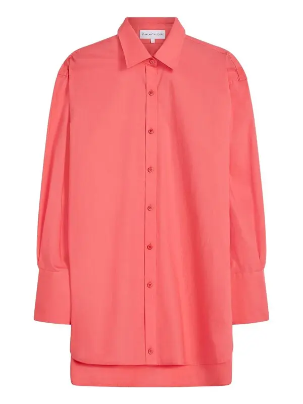 Scanlan Theodore Parachute Cotton Shirt - Melon