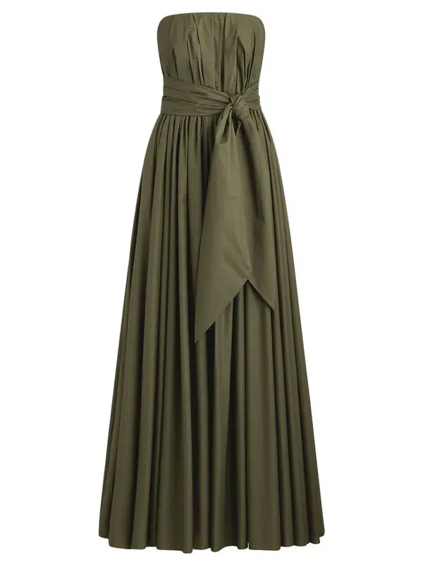 Scanlan Theodore Parachute Crepe Knit Gown - Jungle