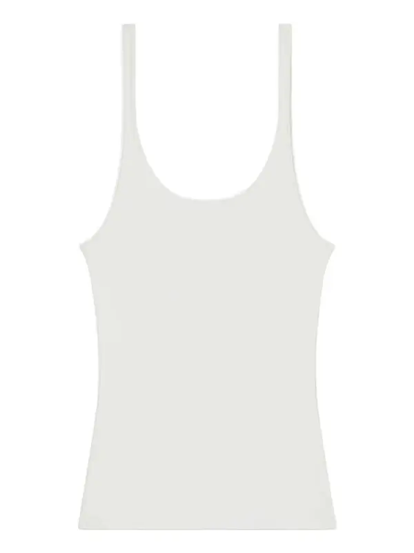 Scanlan Theodore Crepe Knit Rib Singlet - Cream