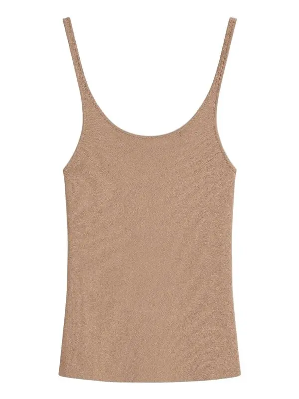 Scanlan Theodore Crepe Knit Rib Singlet - Oat
