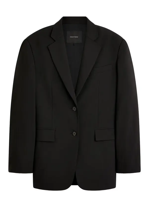 Scanlan Theodore Gotham Oversized Jacket - Black