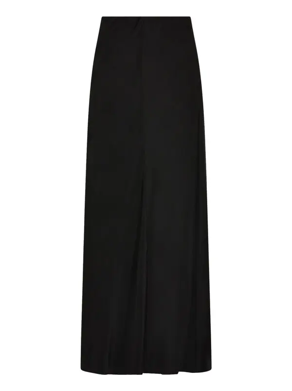 Scanlan Theodore Silk Bias Cut Skirt - Black