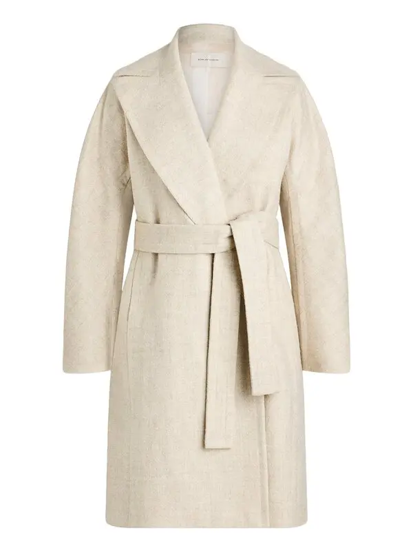 Scanlan Theodore Italian Flannel Coat - Wheat