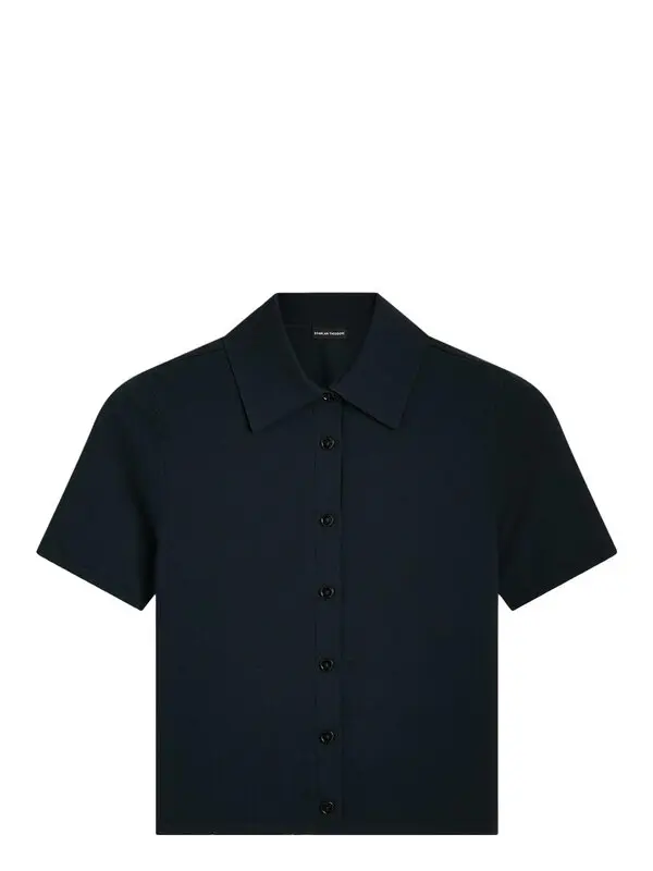 Scanlan Theodore Sateen Knit Shirt - Navy