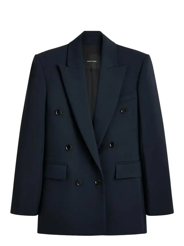 Scanlan Theodore Tailored Double Button Jacket - Navy