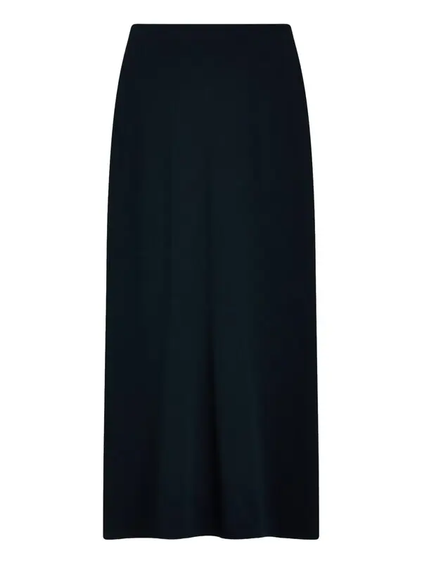 Scanlan Theodore Sateen Knit Skirt - Navy