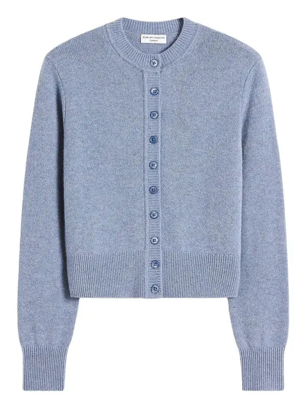 Scanlan Theodore Cashmere Cardigan - Denim