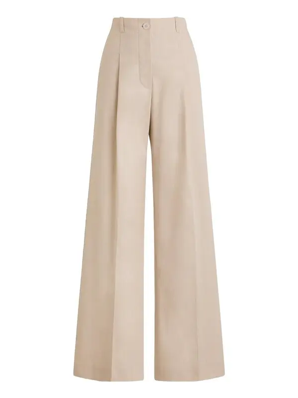 Scanlan Theodore Sateen Pleat Front Trousers - Mist