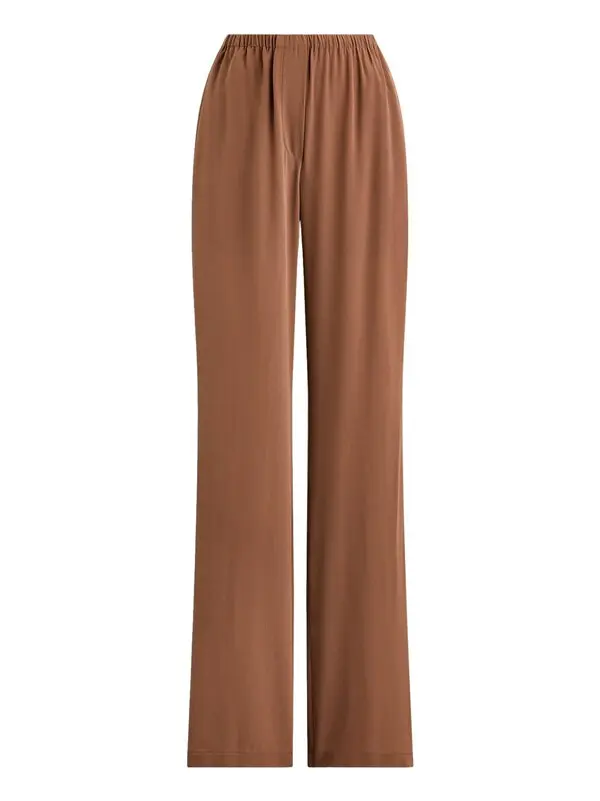 Scanlan Theodore Silk Soft Trousers - Mocha