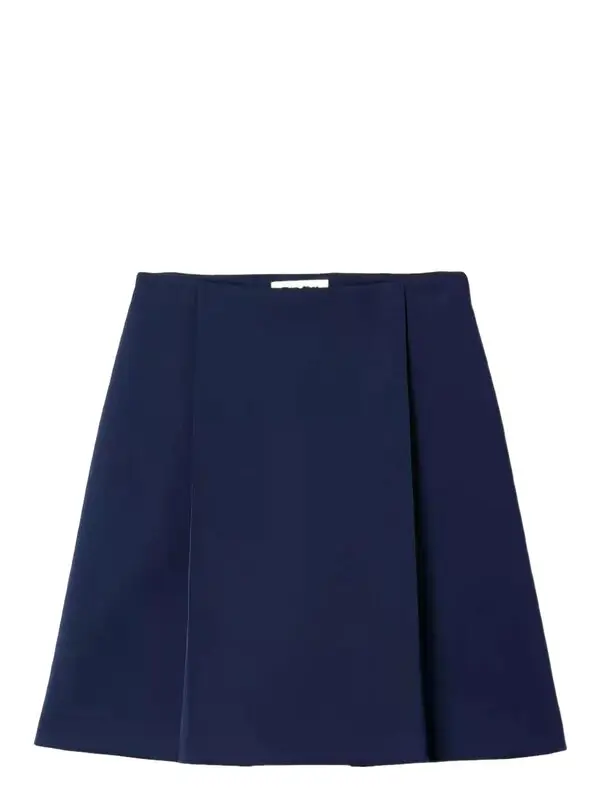 Miu Miu Technical Jersey Skirt - Blue
