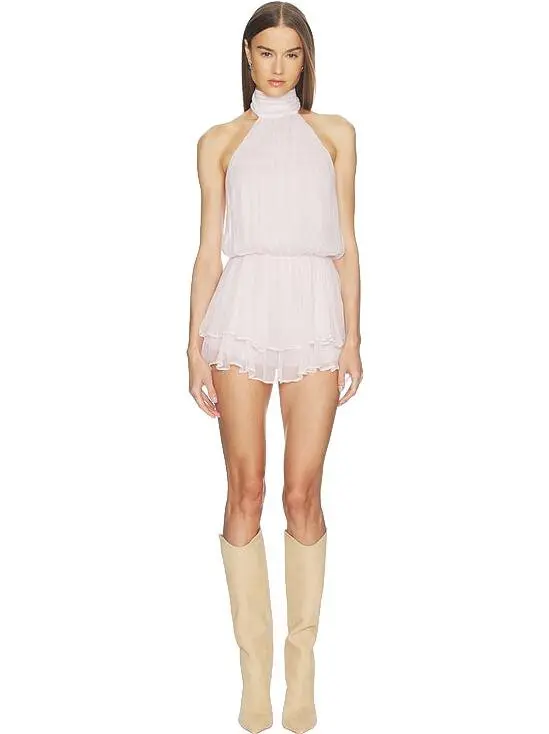 LOBA Lucia Mini Romper - Light Pink