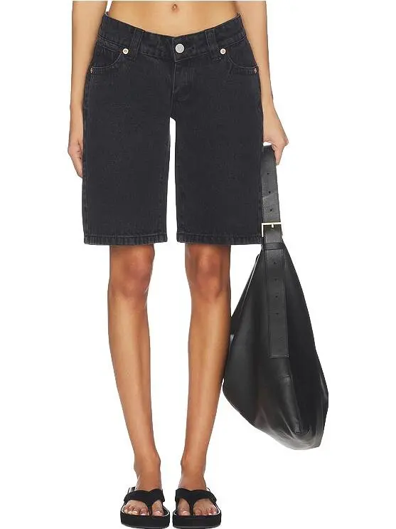Abrand Denim 00 Short In Black - Brie