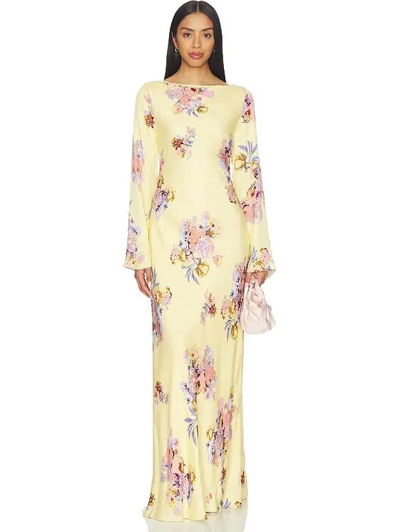 Hemant & Nandita Maxi Dress - Yellow