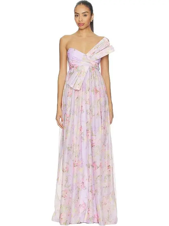 Katie May Ava Gown - Lilac Floral