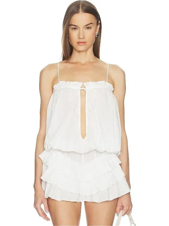 LOBA Idoia Camisole Top - White