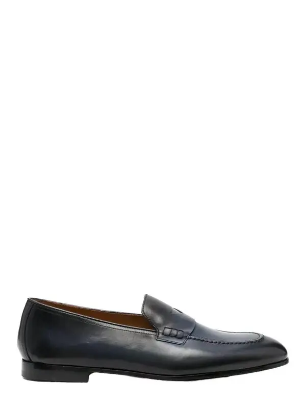 DOUCAL'S Leather Loafers - Blue