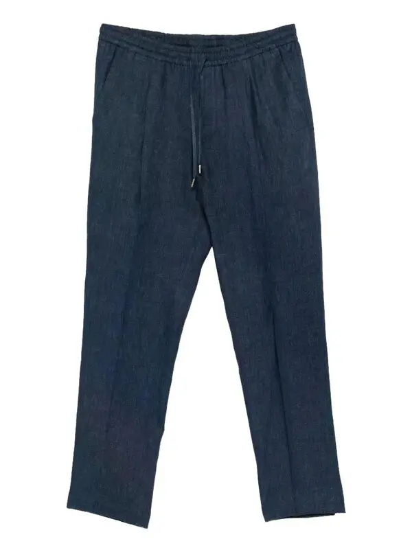 BRIGLIA 1949 Drawstring Trousers - Blue