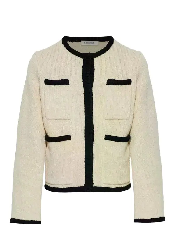 BY MALENE BIRGER Rikko Front-pocket Cardigan - Neutrals