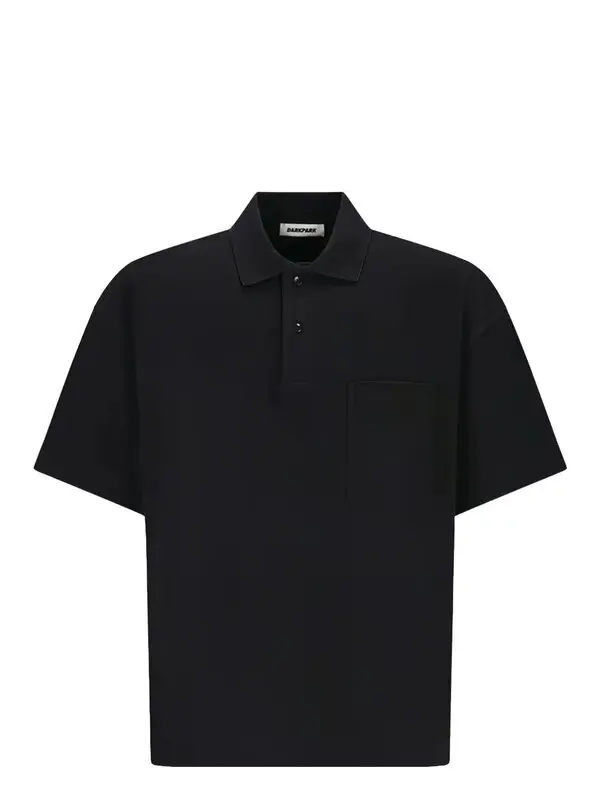DARKPARK Cole Short-sleeve Pocket Polo Shirt - Black