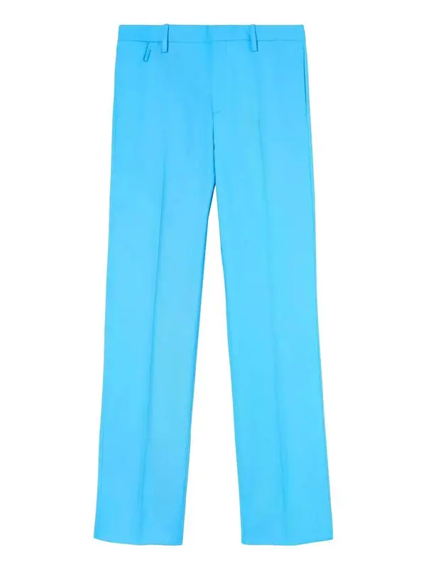 Off-White Tailored Straight-leg Trousers - Blue