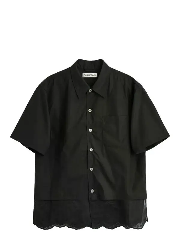 Our Legacy Pocket Lace Shirt - Black