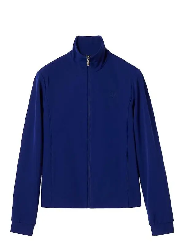 Gucci Stretch Nylon Gabardine Zip Jacket - Blue