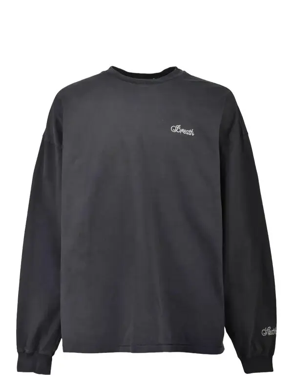 BREATH Long-sleeve T-shirt - Black