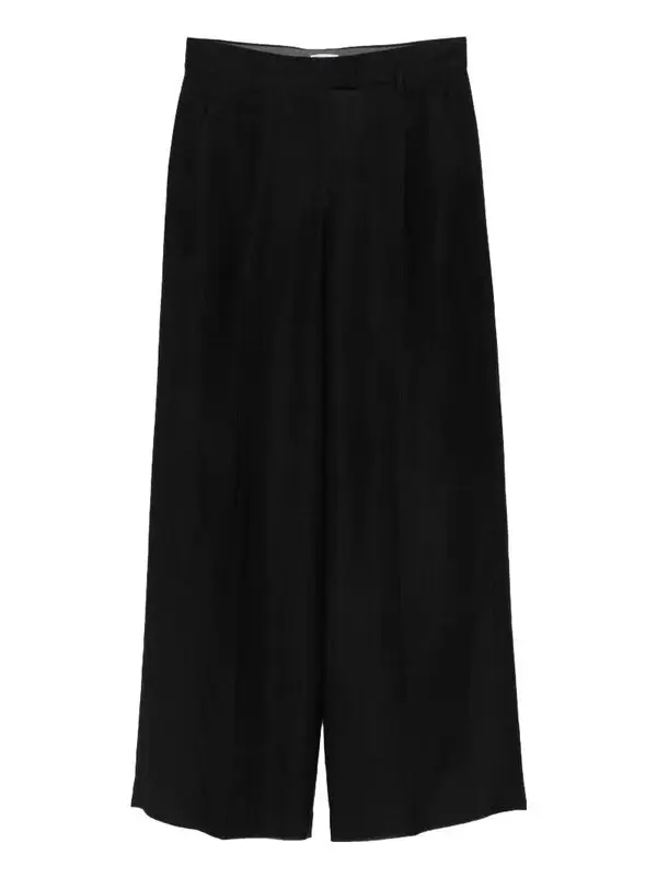 Brunello Cucinelli Pleated Palazzo Pants - Black