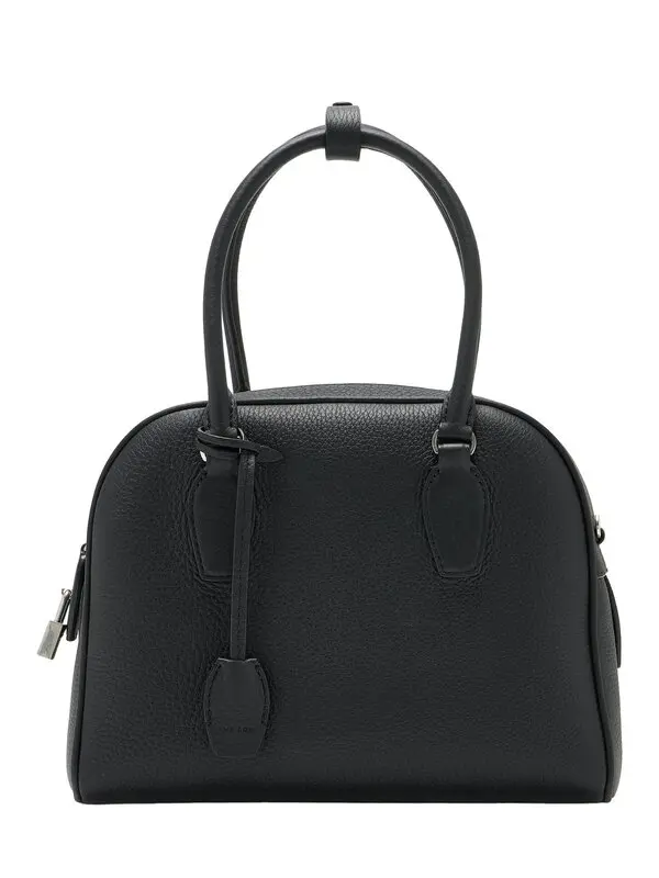 THE ROW India 10 Leather Bag - Black
